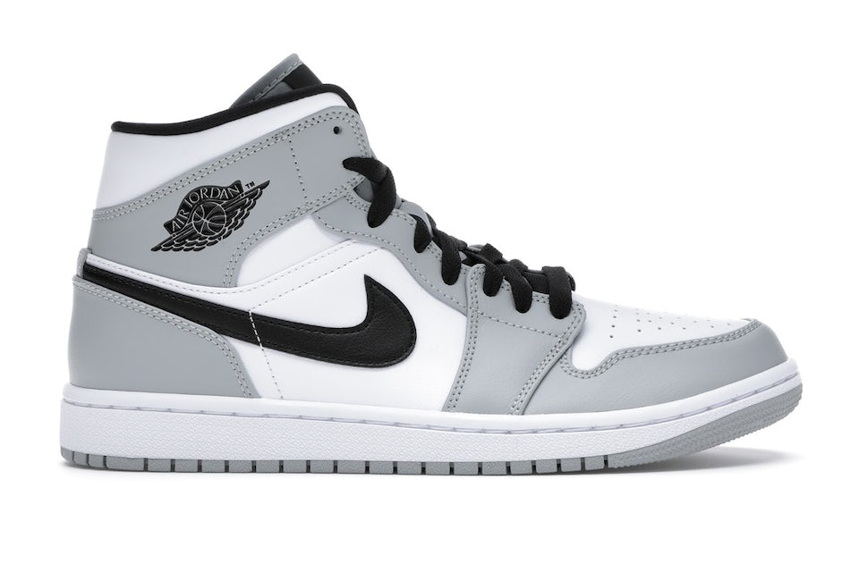 Jordan 1 Mid Light Smoke Grey – GOATED